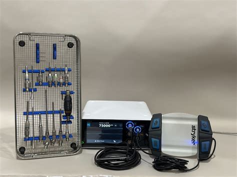 Used Stryker Pi Drive 2 Plus Πdrive 2 Drill Set With Stryker Core 2
