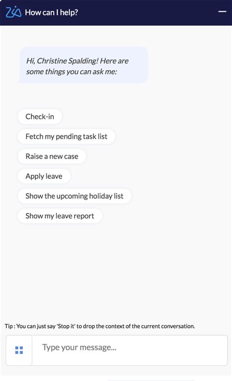 Meet Zia The Ai Assistant Hr Blog Hr Resources Hr Knowledge Hive Zoho People