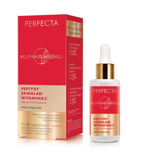 Perfecta Age Clinic Peptides Squalane Vitamin C Lifting Serum