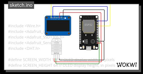 ESP OLED Wokwi ESP STM Arduino Simulator