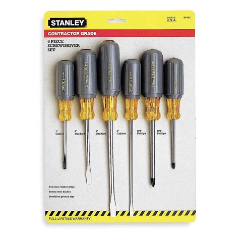 Stanley Screwdriver Set 66 565 Shop Hardware Tools For Work And Home