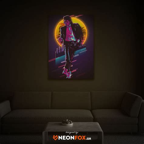 Michael Jackson Neon Led Artwork