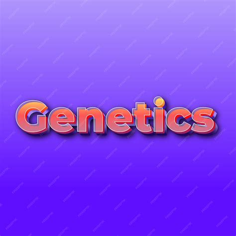 Premium Photo Geneticstext Effect  Gradient Purple Background Card Photo