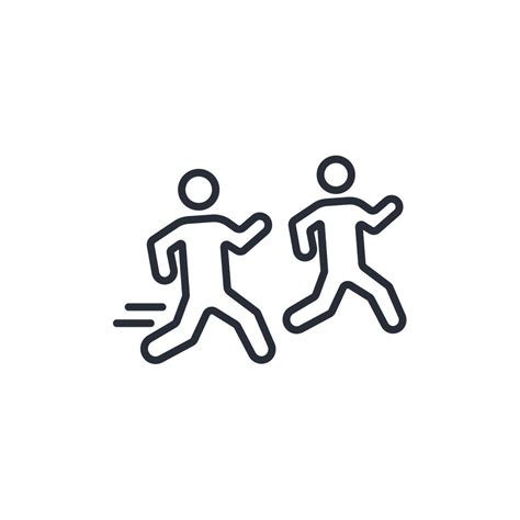 Athlete Icon Editable Stroke Linear Style Sign For Use Web Design Logo Symbol Illustration