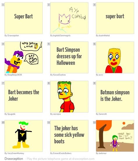 Super Bart Drawception