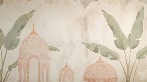 Palace Dome With Tropical Shadow Stock Illustration Illustration Of Shadow Garden 399826030