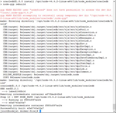 Create An Oracledb Enabled Node Js Application Container