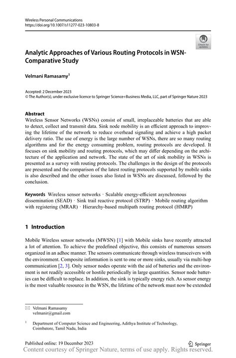 Analytic Approaches Of Various Routing Protocols In WSN Comparative Study