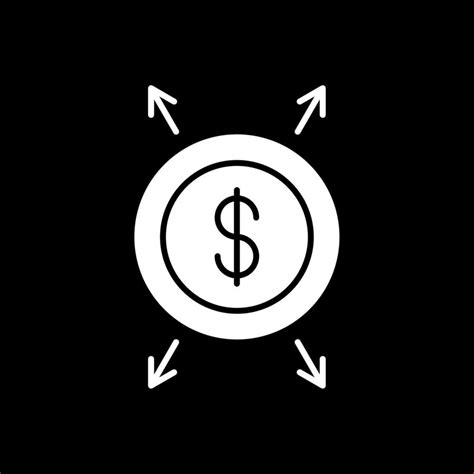 Dollar Glyph Inverted Icon 42786707 Vector Art At Vecteezy