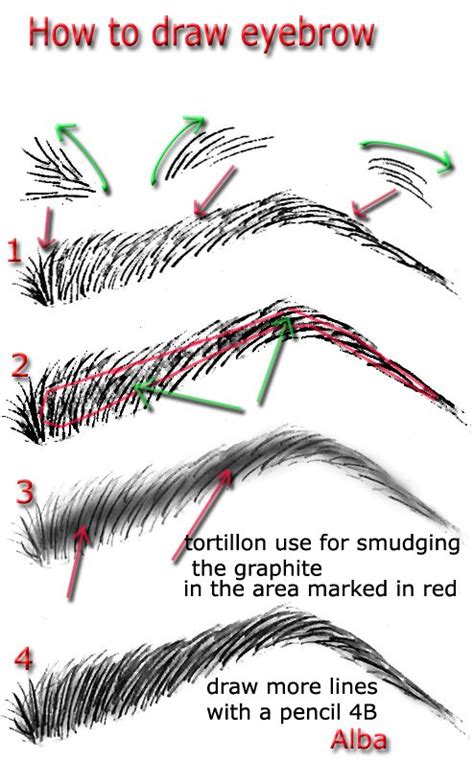 Tutorial Draw Eyebrow By ~lamorghana Da How To Draw Eyebrows
