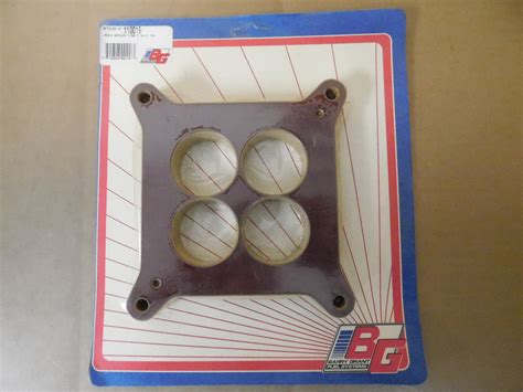 Barry Grant 110019 4150 4 Hole Spacer Plate 1 Thick Phenolic Ebay