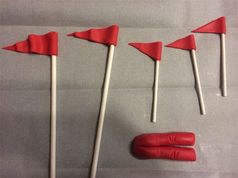 Fondant Golf Cake Flags