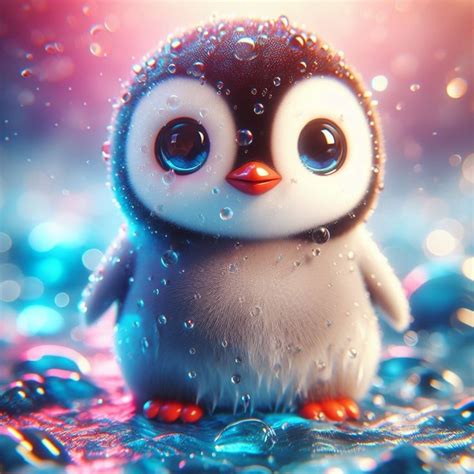 Cute Penguin Digital Art
