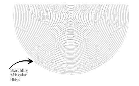 25 Visions Of Romance Spiroglyphics Coloring Book