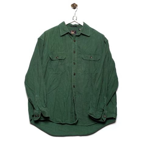 Vintage Chamios Long Sleeve Shirt Basic Look Green Grailed