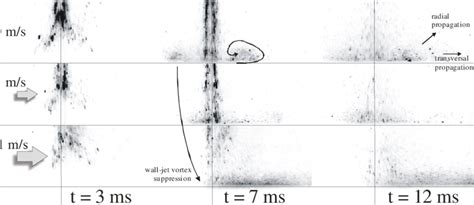 Effect Of The Cross Flow On Spray Deflection And Impingement Outcome