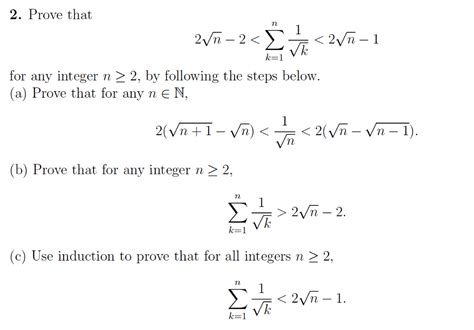Solved Prove That Squareroot N