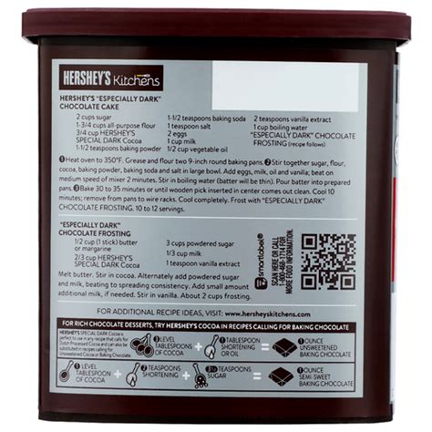 Hersheys Cocoa Special Dark Dutched 8 Ounce Super 1 Foods