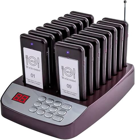 16 Pager Wireless Notification System 16 Pager Restaurant System