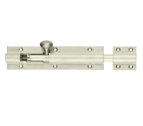 Architectural Heavy Duty Barrel Bolt 8 12 18 24 Or 36 Inch Nickel