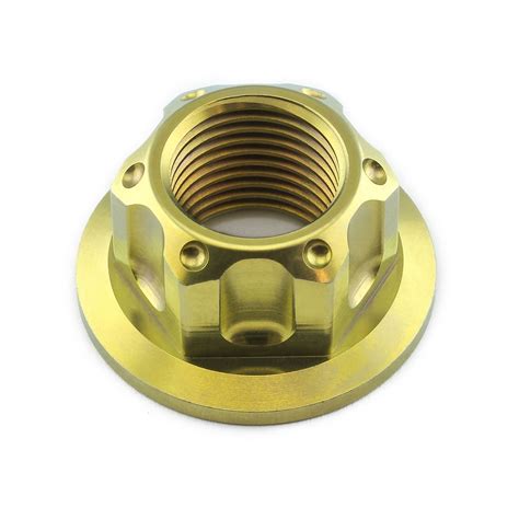 Titanium Flanged Axle Nut M16x150mm Swingarm Pivot Af 22mm