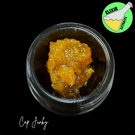 Cap Junky Cured Resin Baller Jar 3 5g Elixir Extracts