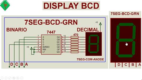 Comparación De Tres Displays Ánodo Común Cátodo Común Bcd En Proteus