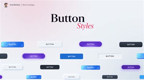 5 Button Styles Component Kit Figma