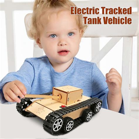 Assembly Toy Tank Assembly Vehicle Toy Manual Assembly Tank Vehicle Scientific Model Of