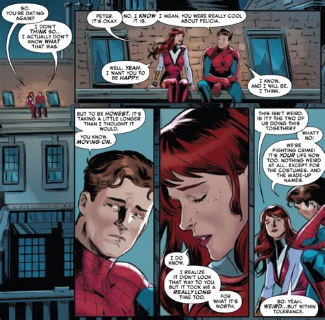 Peter Parker And Mary Jane Talk About Getting Back Together Spoilers