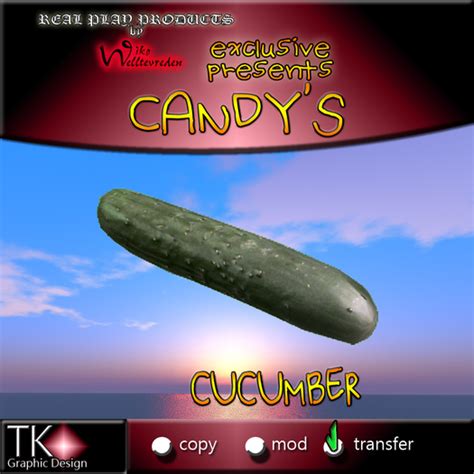 Second Life Marketplace Candys Cucumber Exclusive Vegetables [gands] Looks Very Good Real
