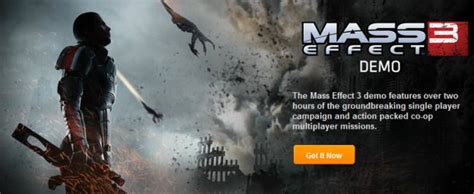 Mass Effect 3 Demo Este Acum Disponibil Pentru Pc Demo Download Demo