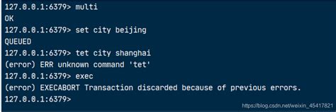 Redis高级之——事务回滚redis回滚 Csdn博客 Redis高级之——事务回滚redis回滚 Csdn博客
