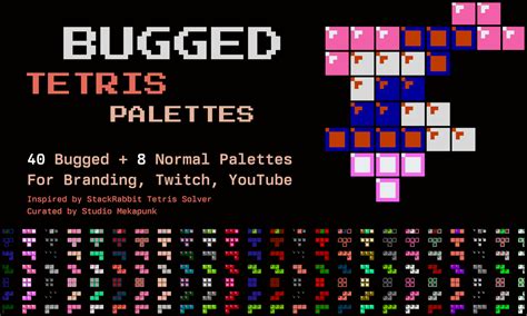 Bugged Tetris Palettes Figma