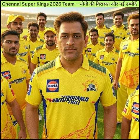 Chennai Super Kings 2026 Team धोनी की विरासत और नई उम्मीदें Paisa