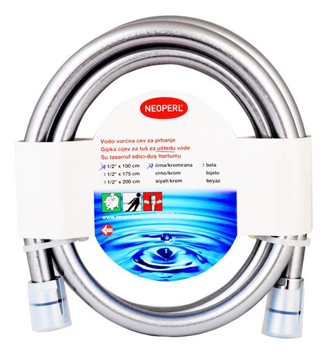 Neoperl Chromalux Supreme 5 L Dk Tasarruflu Duş Hortumu 175cm I