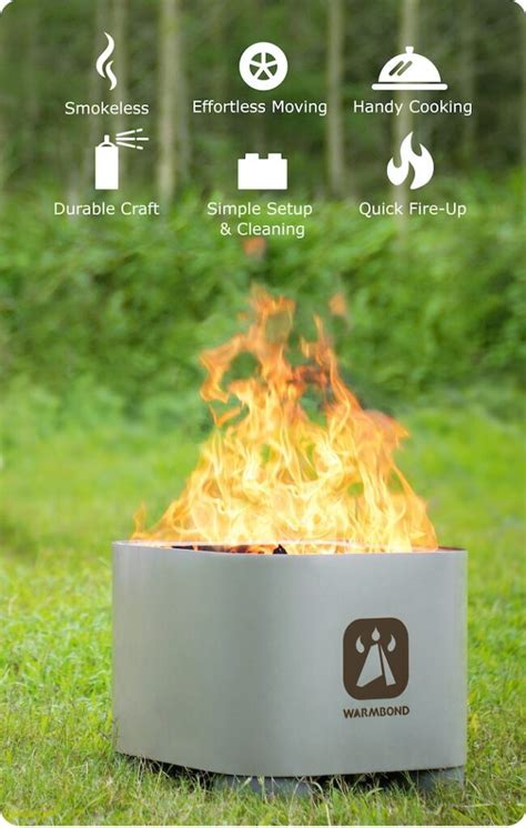 Kickstarter Bondstove Innovative Versatile Smokeless Fire Pit Back By Tuesday Points With