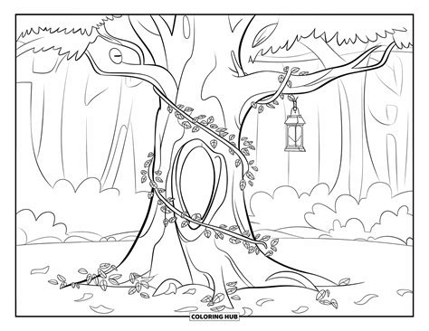 130 Dibujos De Bosque Para Colorear Para Niños Y Adultos Pdfs Gratis Para Imprimir
