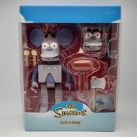 Super7 Ultimates The Simpsons Robot Itchy Ten2sixtoys