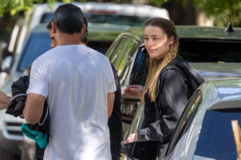 Amber Heard Spotted In Madrid While Johnny Depp At Cannes Film Festival