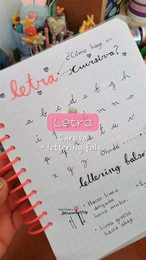 Cómo Hacer Letra Bonita Y Lettering 💗 Como Hacer Letra Cursiva Como