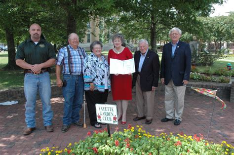 Doris And John Brasher Recognized Fayette Alabama