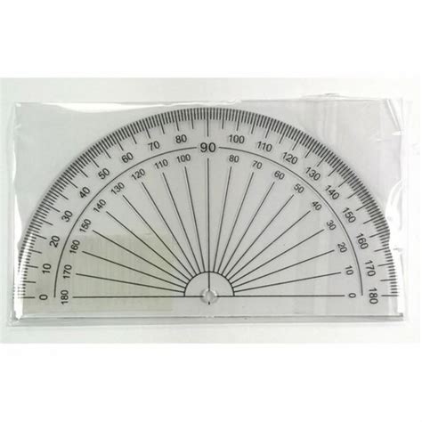 Plastic Angle Degree Protector At ₹ 30piece Metal Protractor In