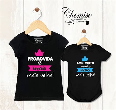 Promovida Irma Mais Velha Mais Body No Elo7 Chemise 1af10c4