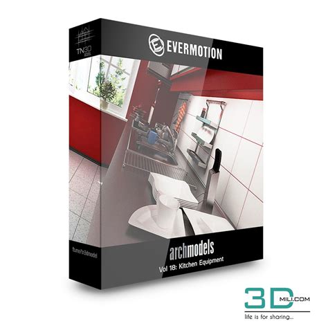 Evermotion Archmodels Vol 18 Kitchen Equipment 3dmili 2025 Download 3d Model Free 3d Models