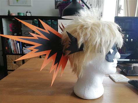 Bakugou Headpiece Template