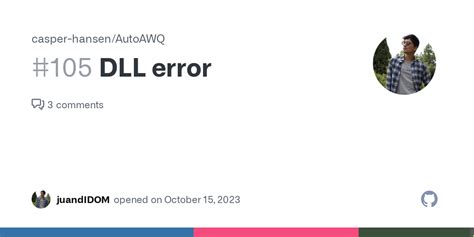 Dll Error · Issue 105 · Casper Hansenautoawq · Github
