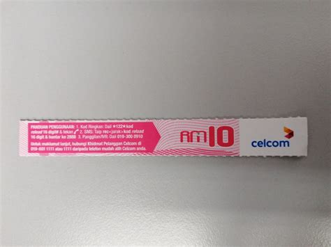 Topup Celcom Rm10 Looking For On Carousell
