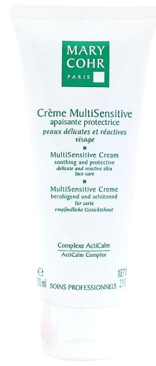 Soothing Face Cream Mary Cohr Multisensitive Cream Tube Makeupie