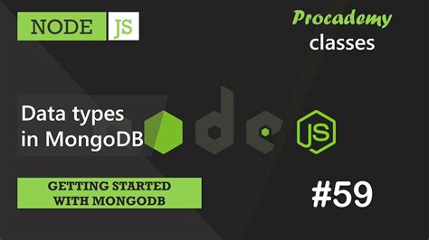 59 data types in mongodb getting started with mongodb a complete